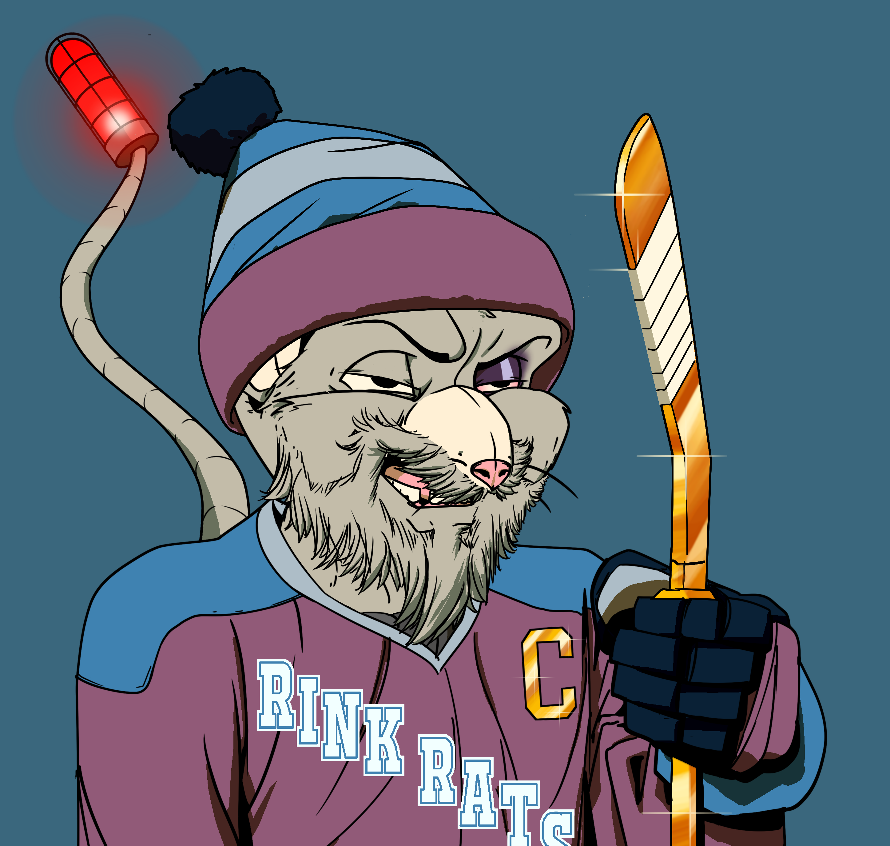 Rink Rat #3136 - RinkRatIceClub | OpenSea